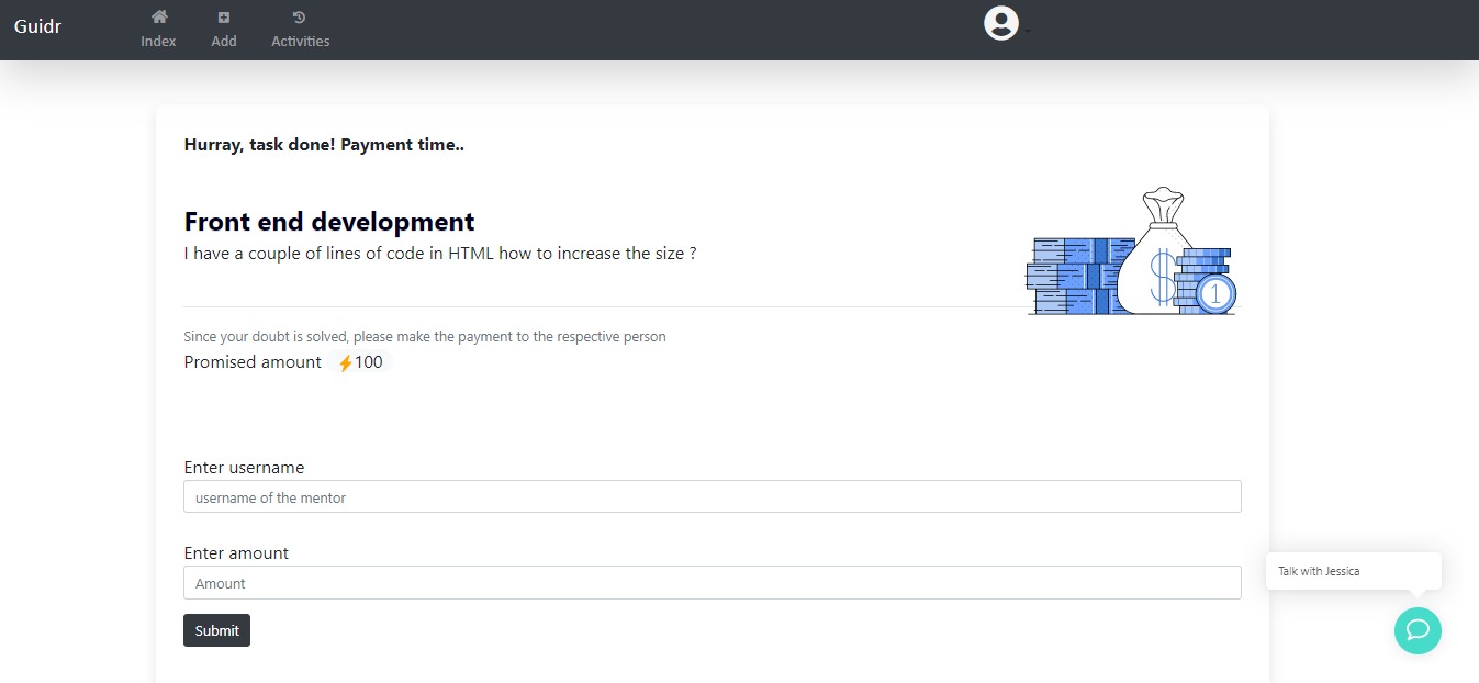 GitHub - hi-anusha/Guidr: I2C2 hackathon