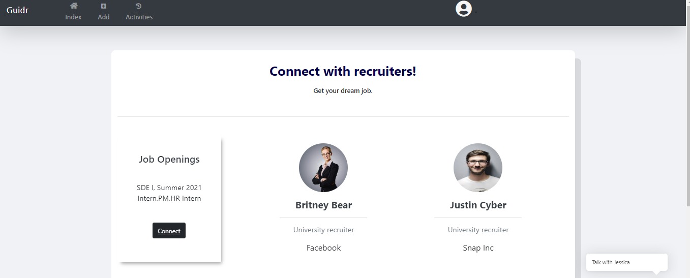 GitHub - hi-anusha/Guidr: I2C2 hackathon