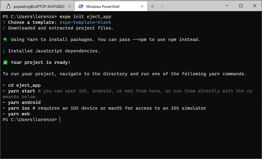 Ejecting to bare workflow in Windows 10 issues with package name/path · Issue #2675 · expo/expo ...