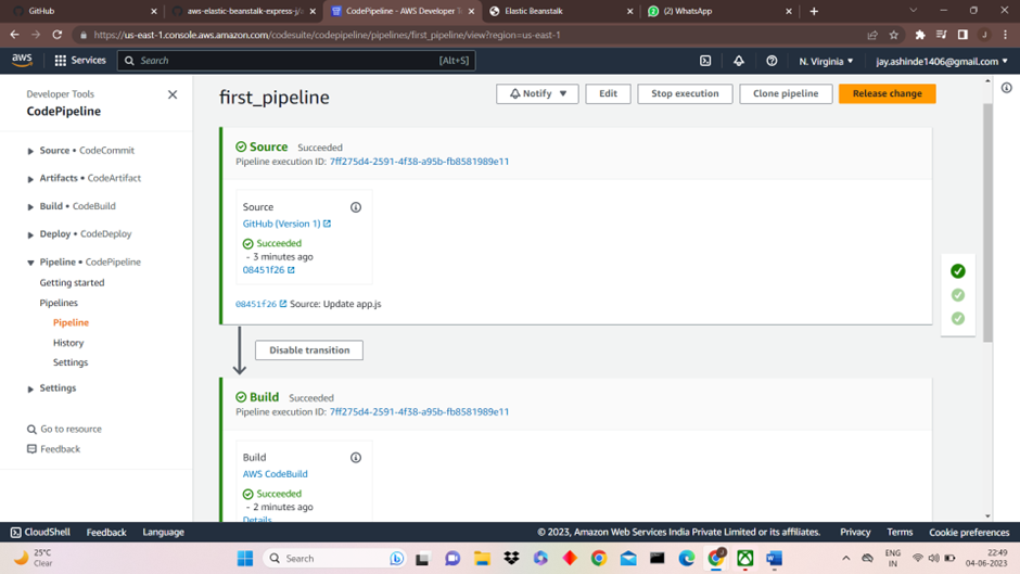 Github Jay1415aws Elastic Beanstalk Express J Devops Sample Web Application With Aws 