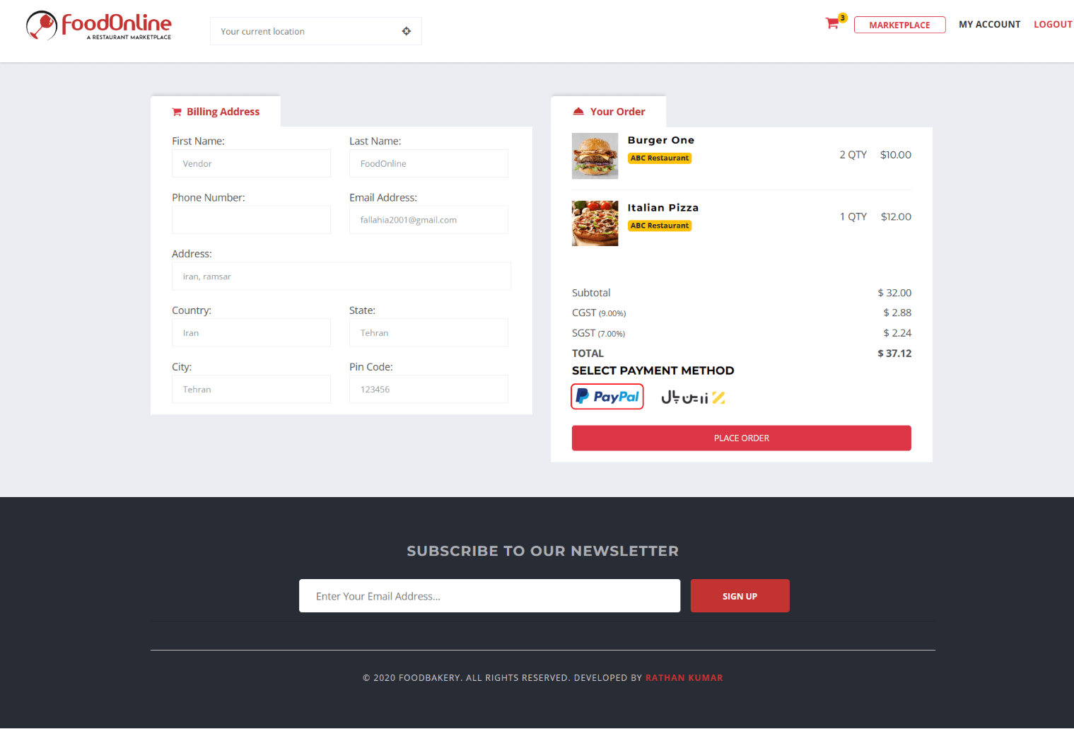 GitHub - Ali-Fallahi/foodOnline: order online food and manage your own restaurant