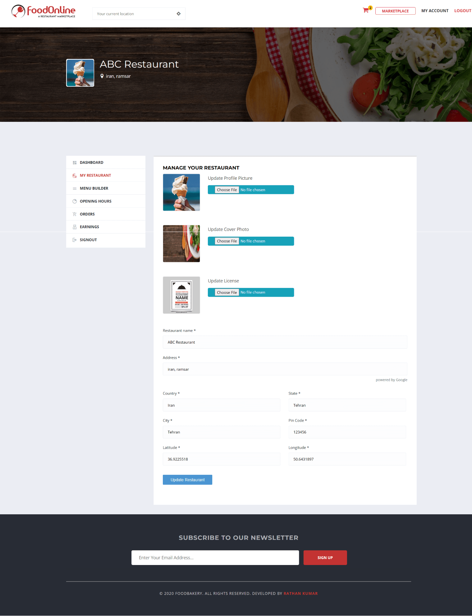 GitHub - Ali-Fallahi/foodOnline: order online food and manage your own restaurant
