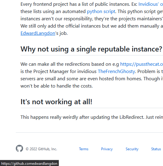 Add a Wiki · Issue #133 · libredirect/browser_extension · GitHub