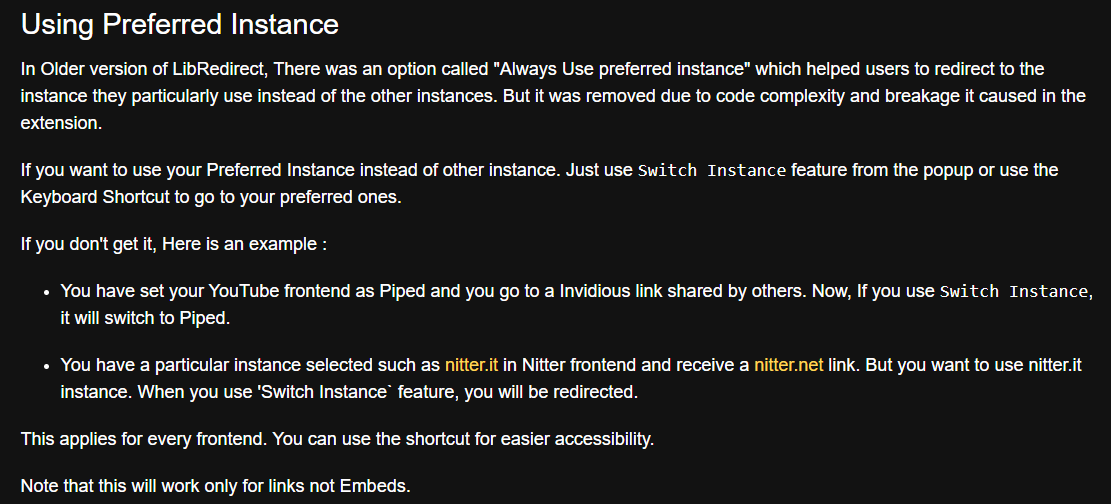 Issue #543 · libredirect/browser_extension · GitHub