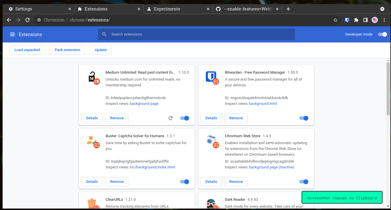 `--enable-features=WebUIDarkMode` flag doesn't work with `--enable-features=VaapiVideoDecoder ...