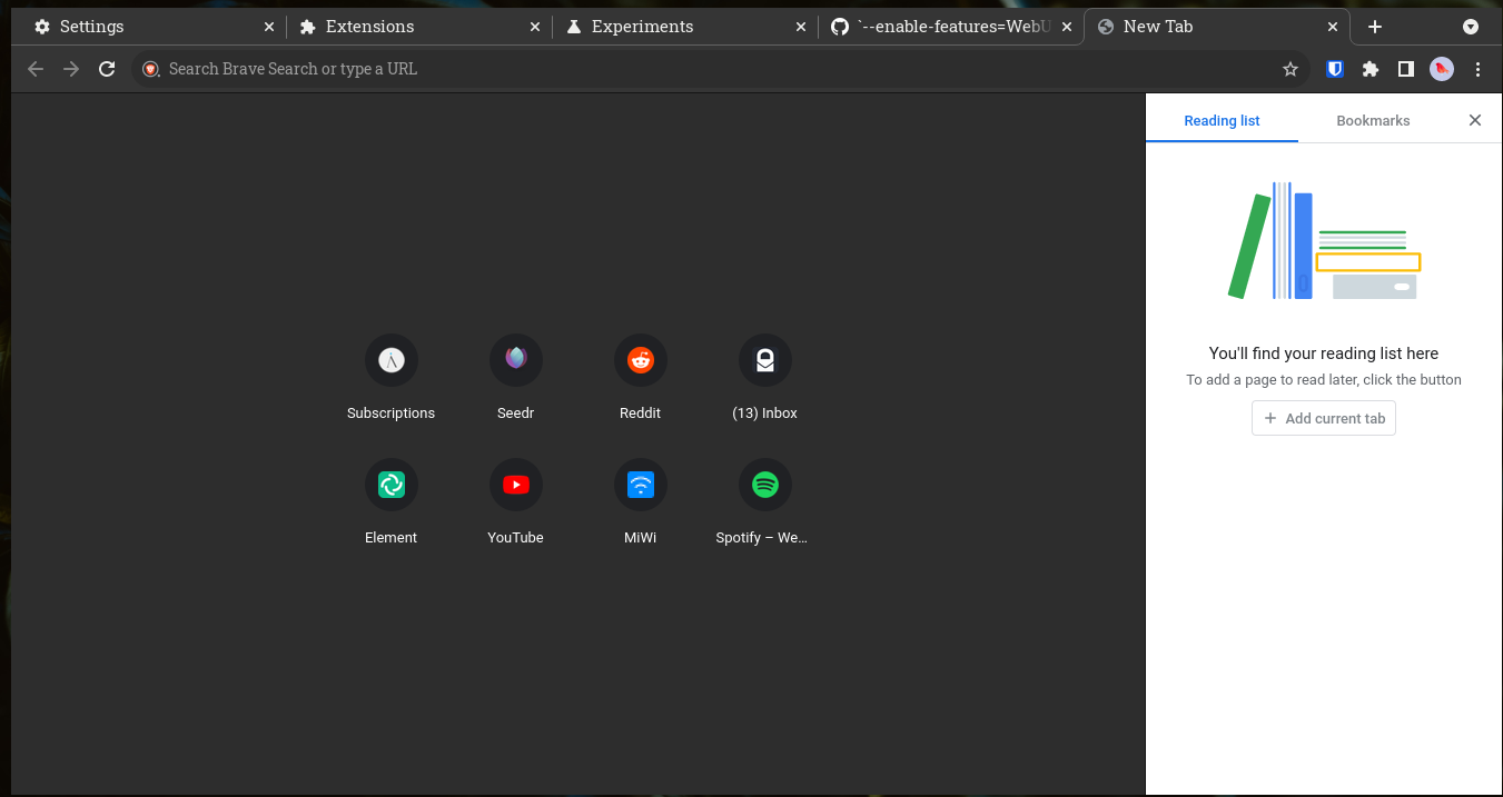 `--enable-features=WebUIDarkMode` flag doesn't work with `--enable-features=VaapiVideoDecoder ...