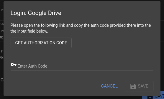 Google Drive authentication code not being asked on Android · Issue ...