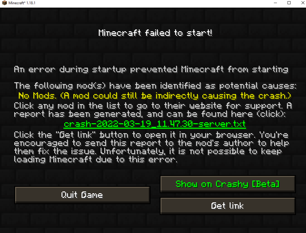 Sudden Repetitive Crash · Issue #102 · LunaPixelStudios/Medieval-MC · GitHub