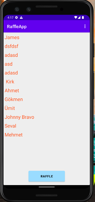 GitHub - AdemMuslugil/Raffle-App: Raffle-App/Java-Android Studio