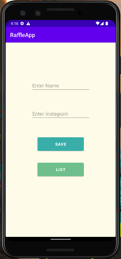 GitHub - AdemMuslugil/Raffle-App: Raffle-App/Java-Android Studio