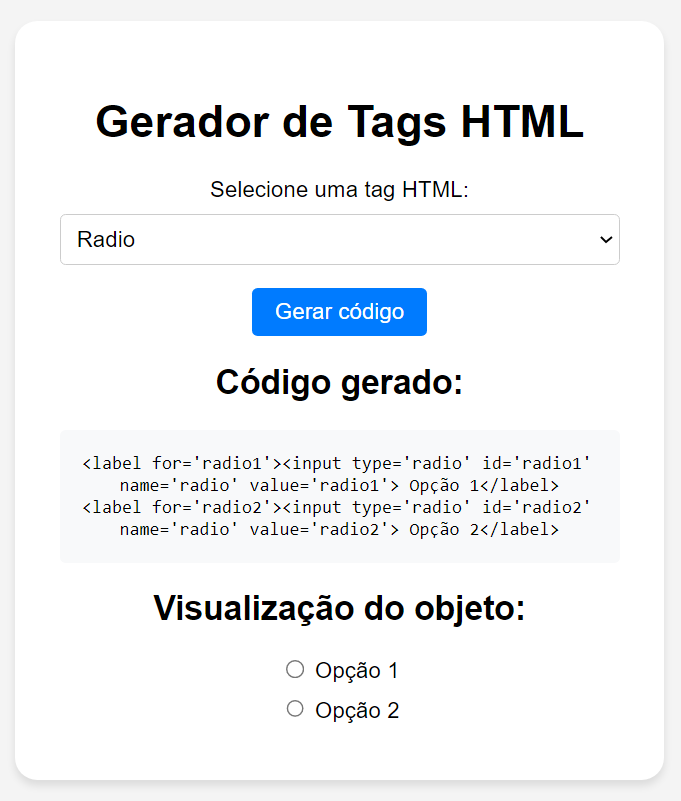 GitHub - GiulianoVianna/GeradorDeCodigoHTML: Gerador de Código HTML