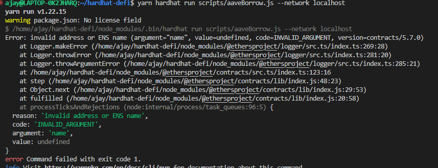 Lesson 13-Error running scripts · smartcontractkit full-blockchain-solidity-course-js ...
