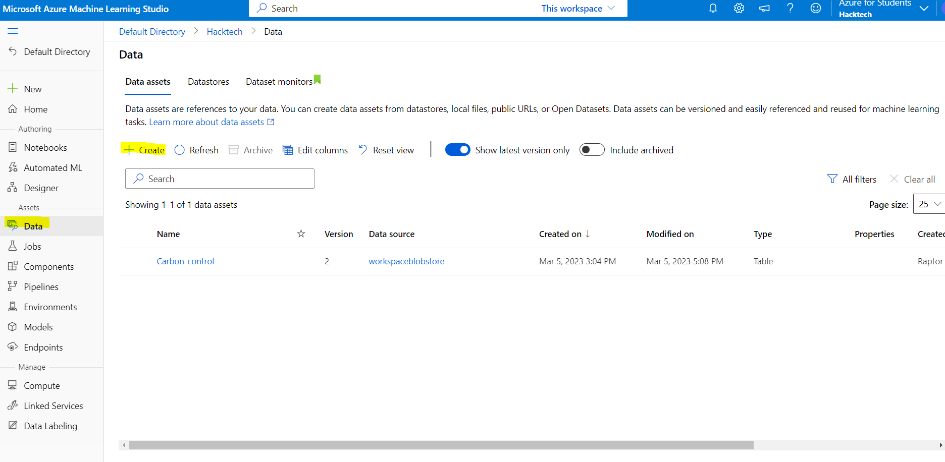 GitHub - TWILIGHTCLOUDCODERZ/Hacktech: Predict CO2 emissions from cars with Azure Machine Learning