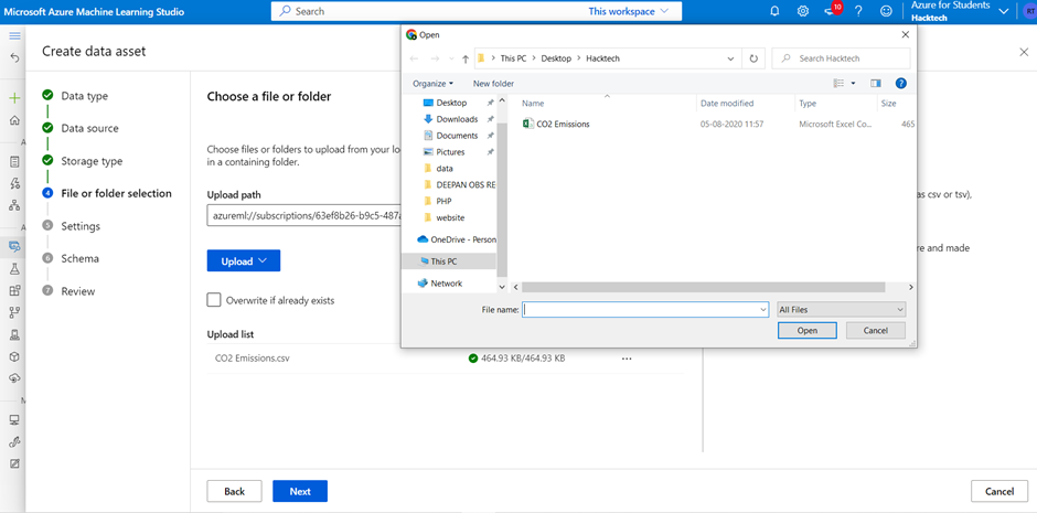 GitHub - TWILIGHTCLOUDCODERZ/Hacktech: Predict CO2 emissions from cars with Azure Machine Learning