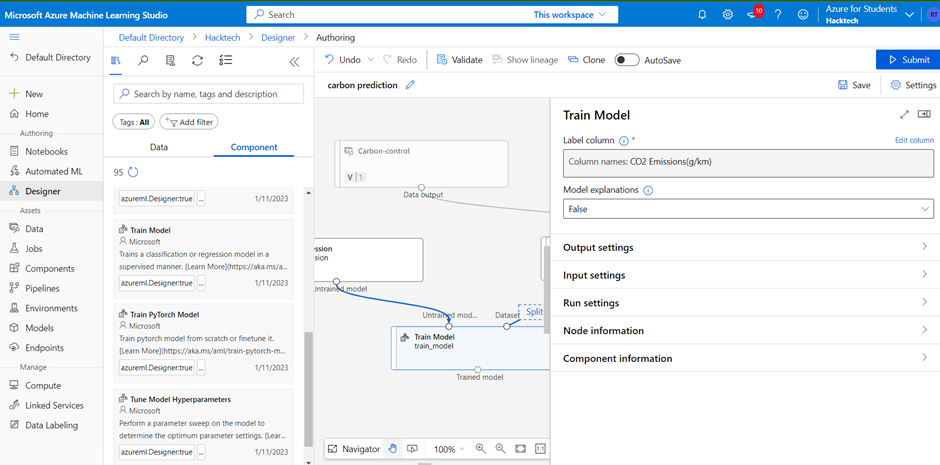 GitHub - TWILIGHTCLOUDCODERZ/Hacktech: Predict CO2 emissions from cars with Azure Machine Learning