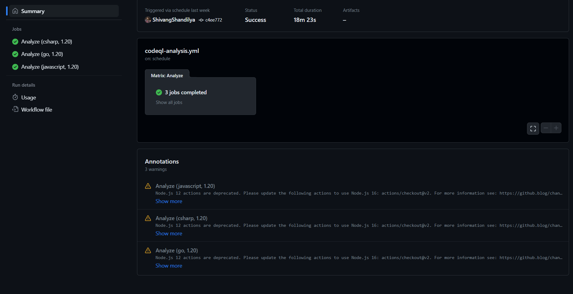 Deprecated Version Of Actions Python Client Actionsymlpython Tests Workflows · Issue 2594