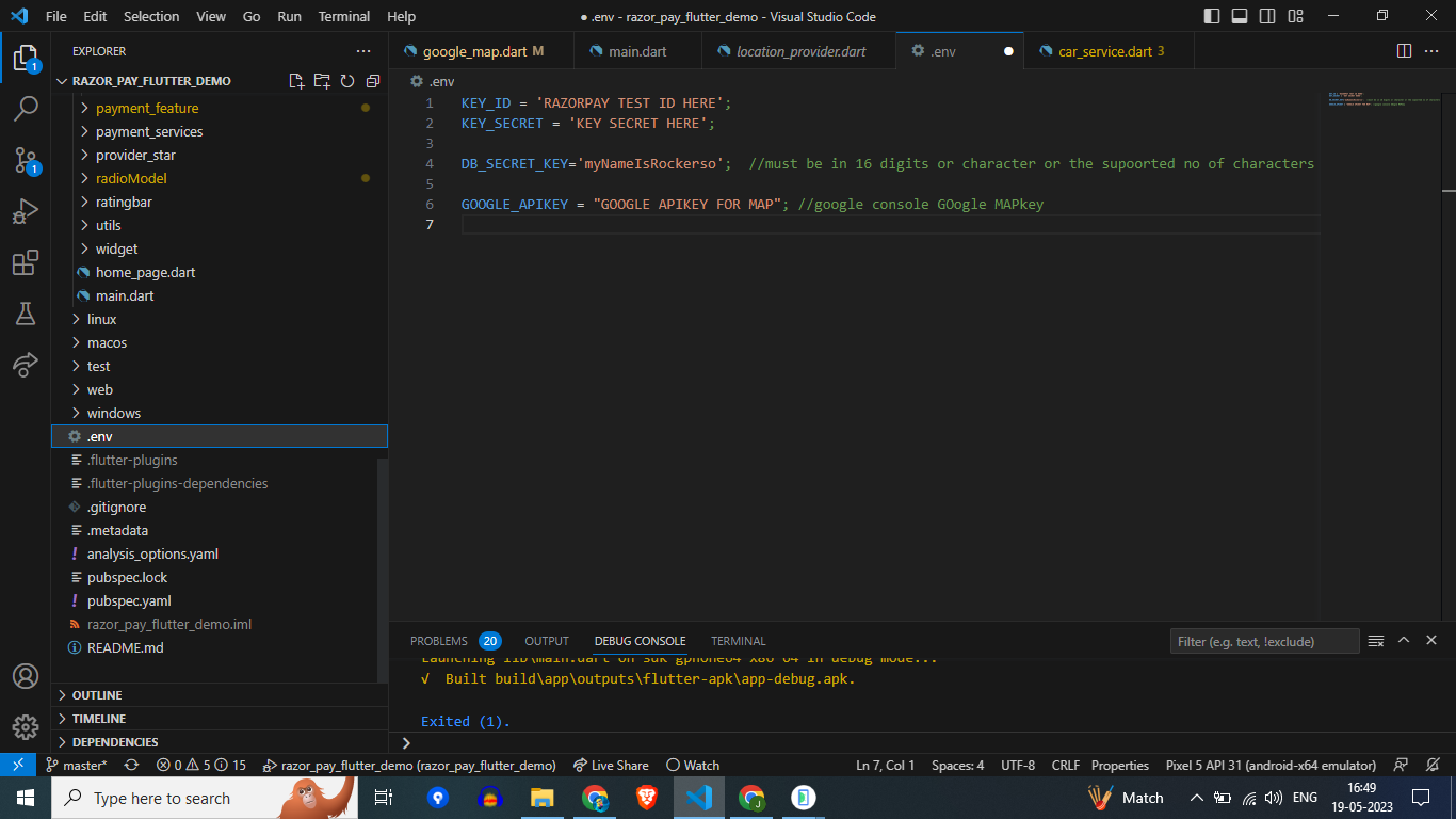 GitHub - sunil-singh-chaudhary/razor_pay_flutter_demo