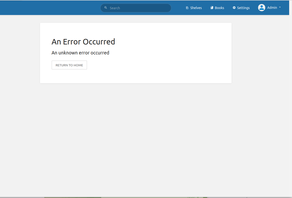 After add text to a book o a page when save, I receive: An unknown error occurred · Issue #3334 ...
