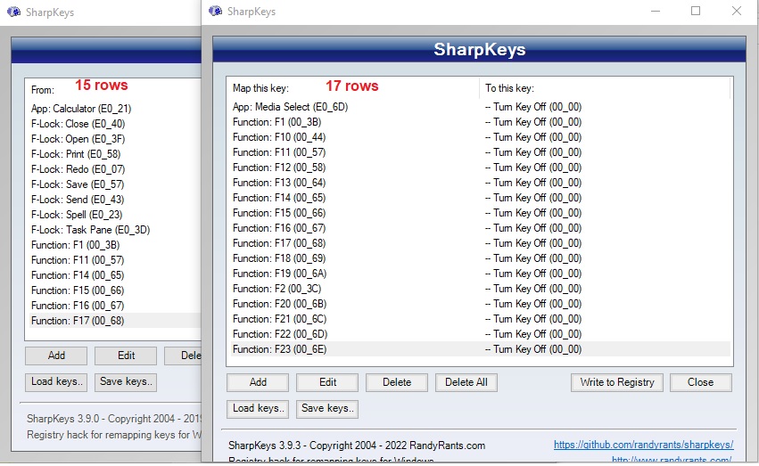 BUG 3.9.3 Program window is cut off at the bottom · Issue #439 · randyrants/sharpkeys · GitHub
