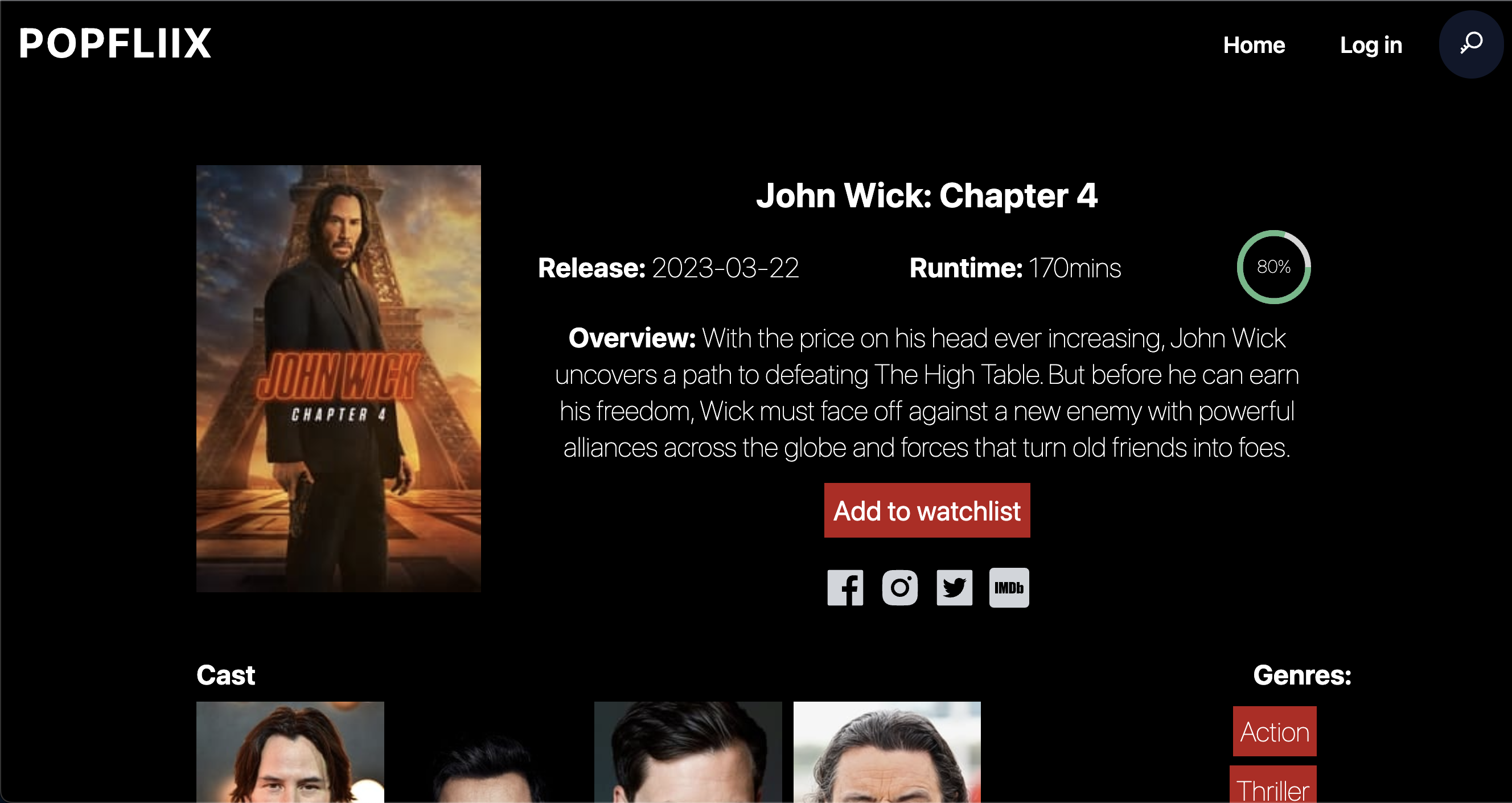 GitHub - plang-psm/popflix-v2: M.E.R.N. w/ Redux Toolkit - Full stack movie watchlist ...