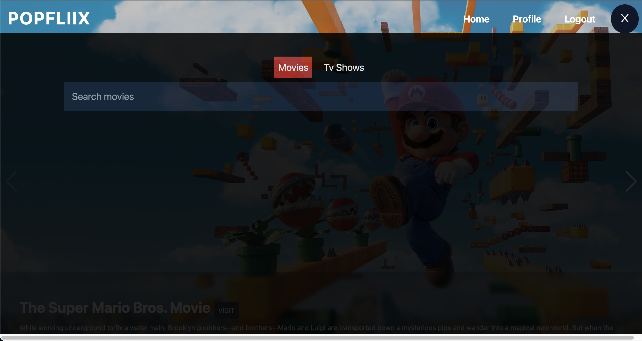 GitHub - plang-psm/popflix-v2: M.E.R.N. w/ Redux Toolkit - Full stack movie watchlist ...