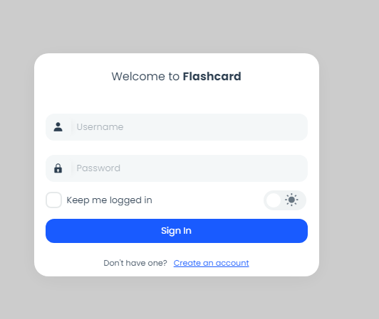 GitHub - valid22/Flashcard-FRT: FRT Project, flashcard app