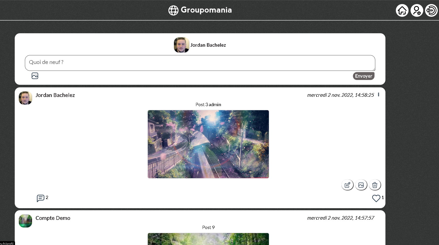 GitHub - JordanB-Dev/GroupoMania-MongoDB: Réseau social GroupoMania