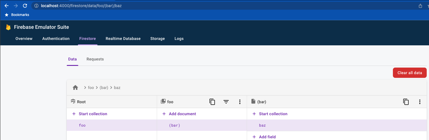 Round brackets in Firestore document or collection names break UI · Issue #742 · firebase ...