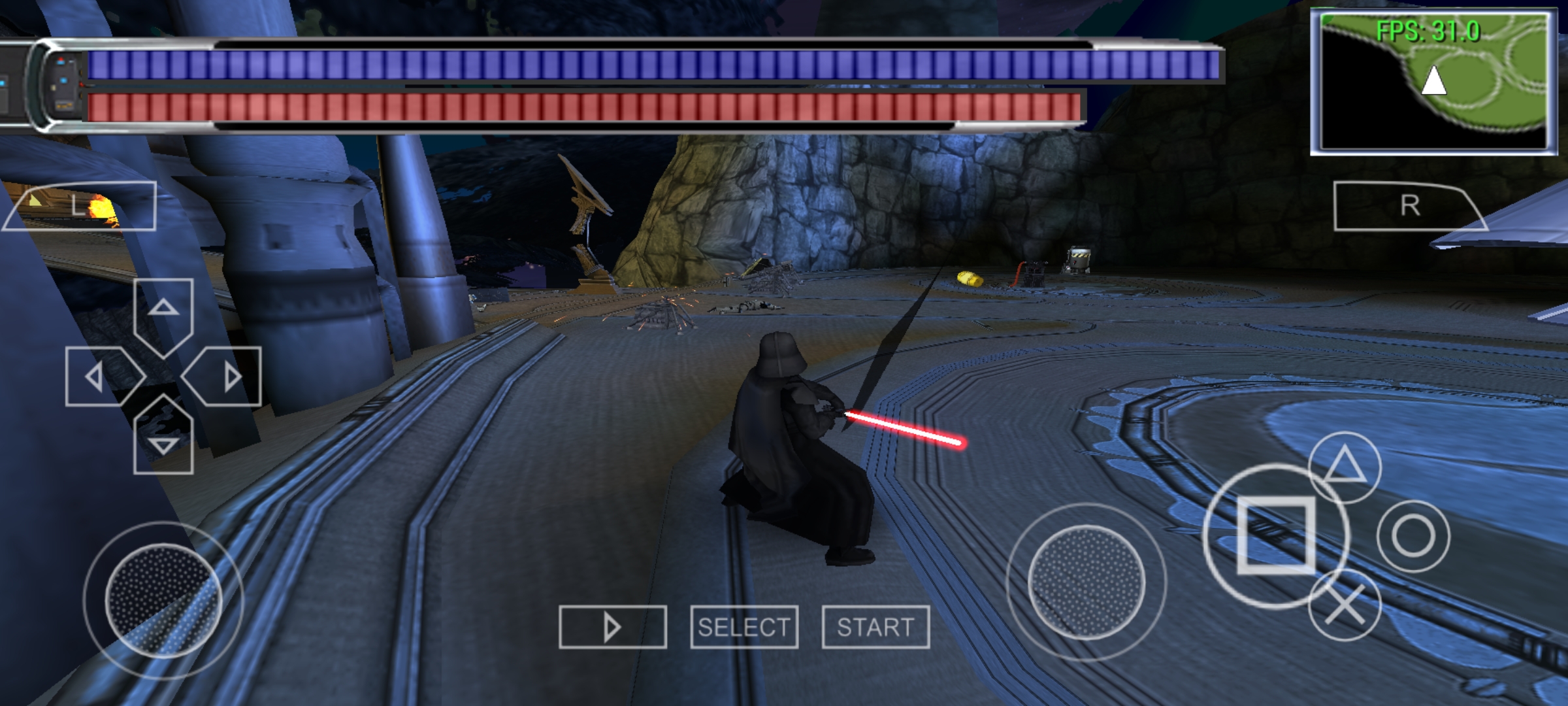 The force unleashed- weird visual bug · Issue #15451 · hrydgard/ppsspp · GitHub