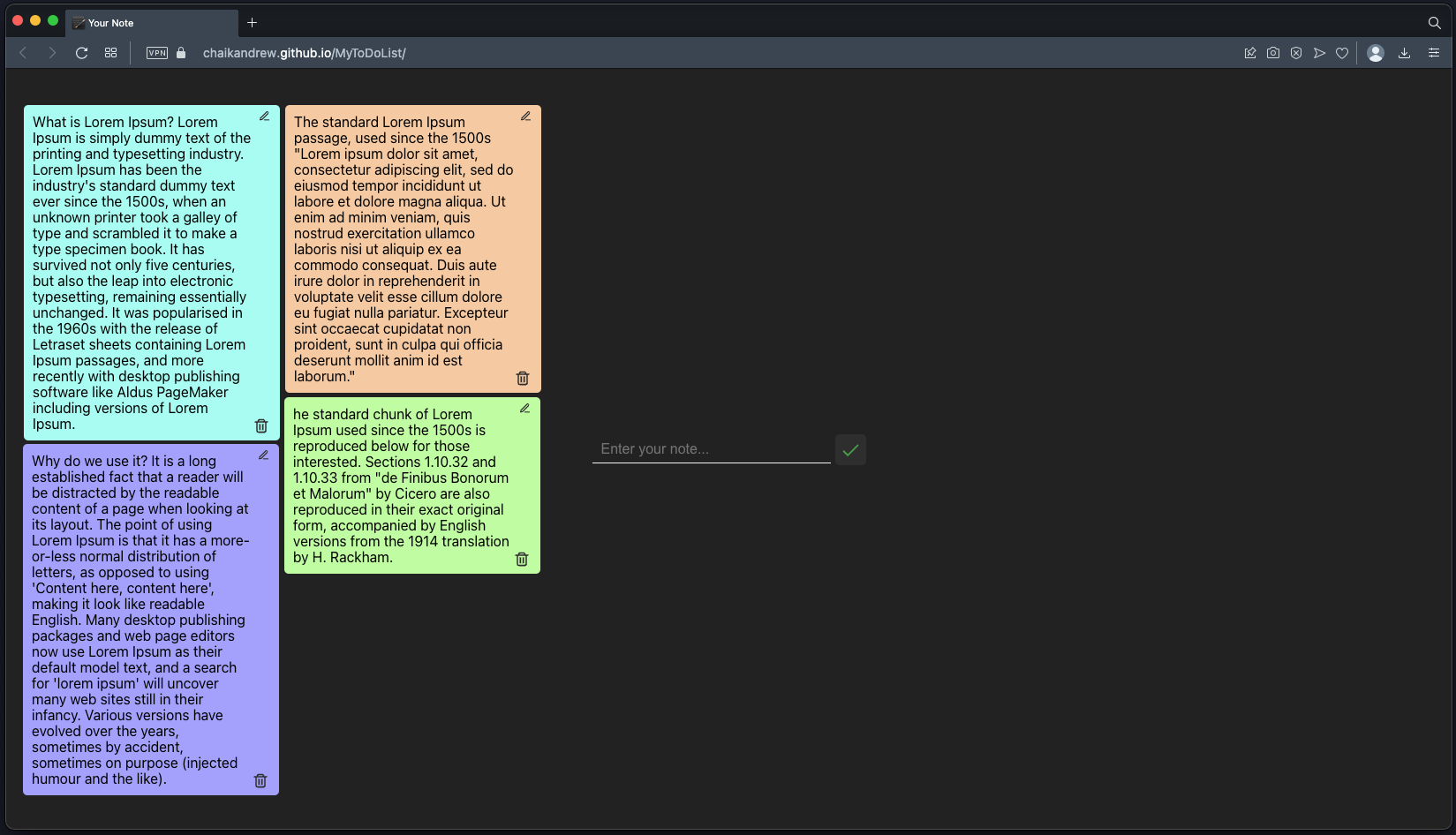 GitHub - ChaikAndrew/MyToDoList: ToDoList 📝 with React-Draggable 📊