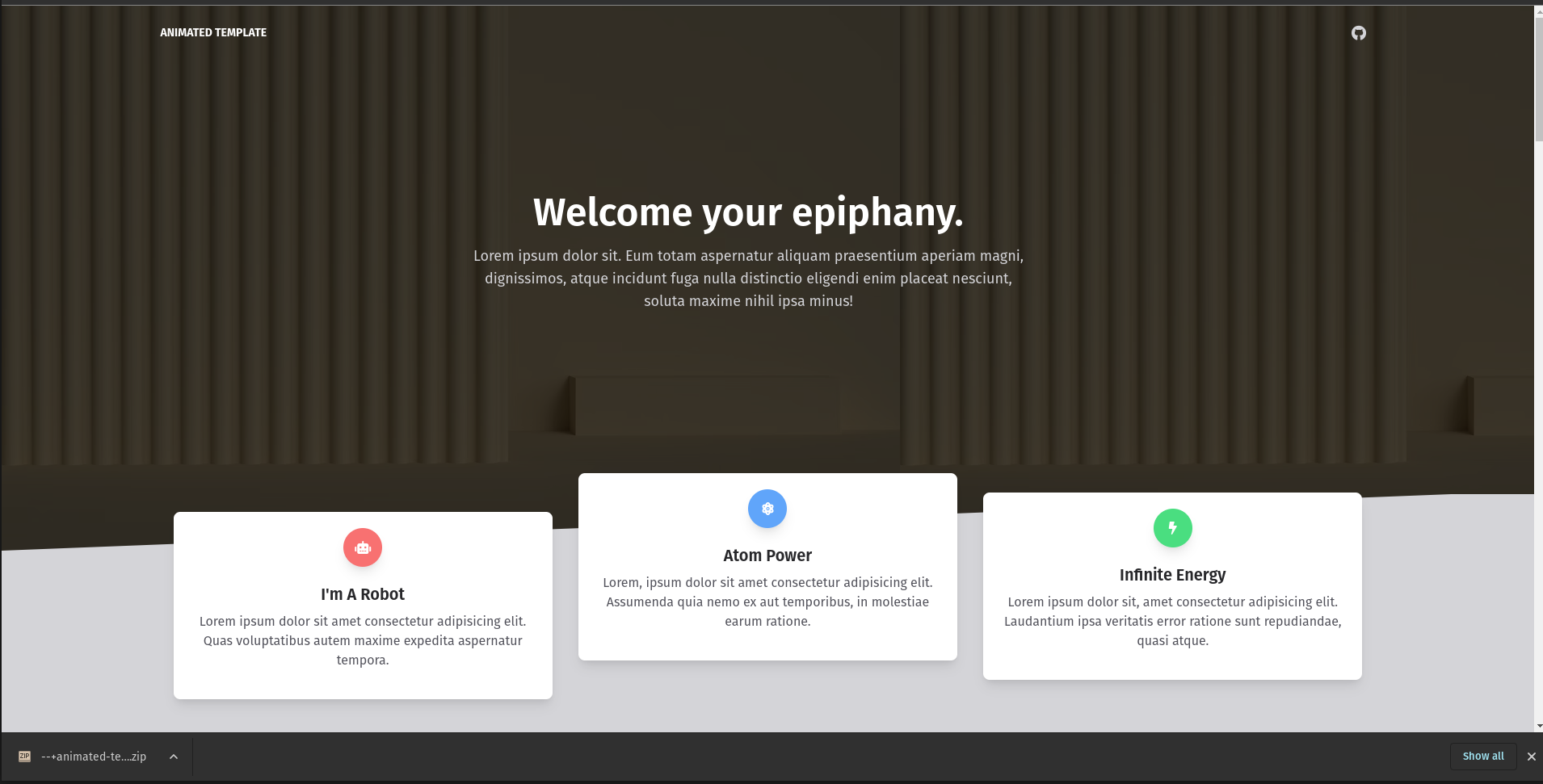 GitHub - happi89/animated-template-website
