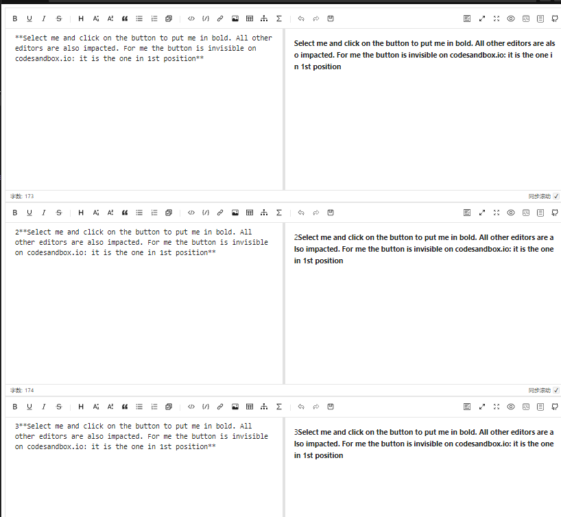 Cannot use multiple instances of the editor · Issue #189 · imzbf/md-editor-v3 · GitHub