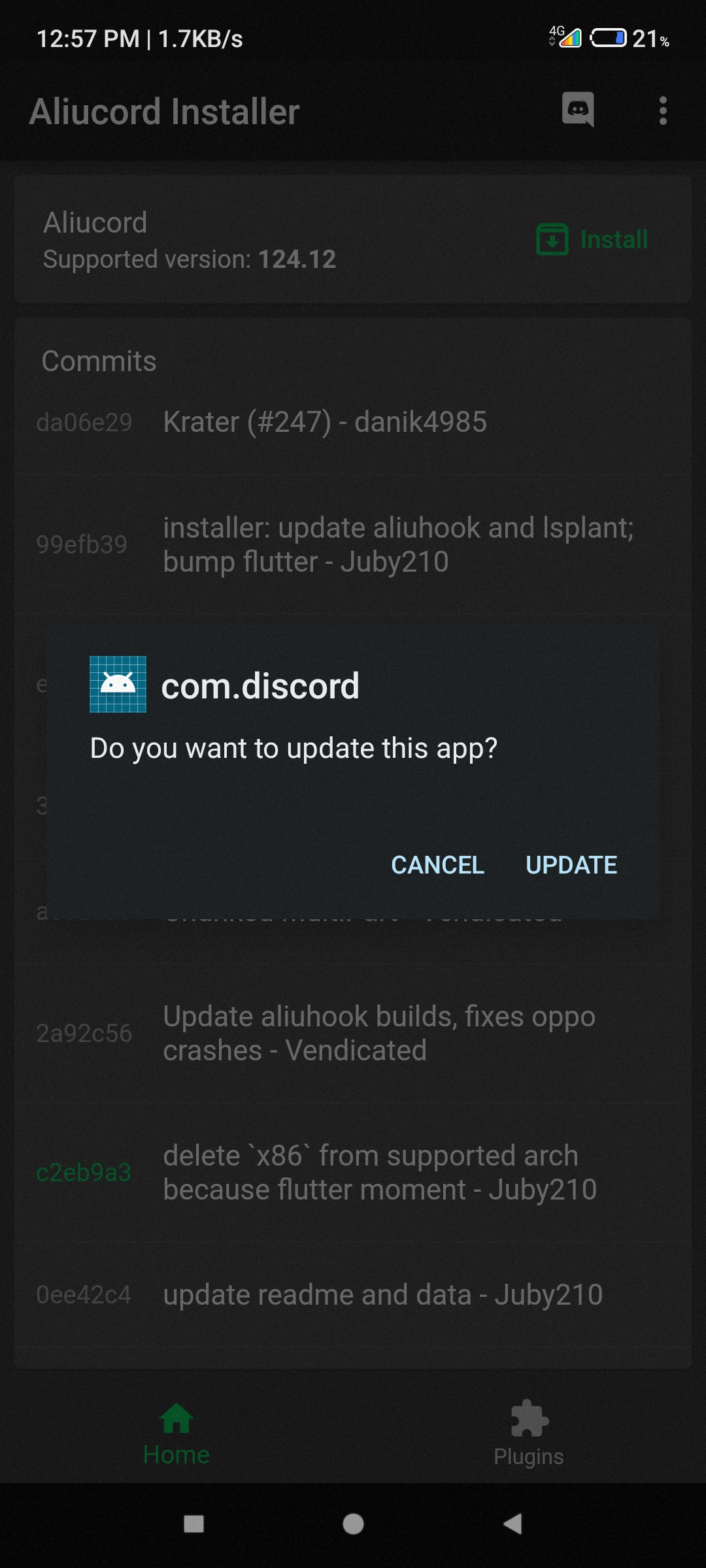Not working · Issue #248 · Aliucord/Aliucord · GitHub