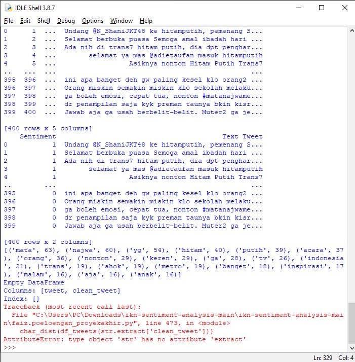 Attributeerror Type Object Str Has No Attribute Extract · Issue 1 2637