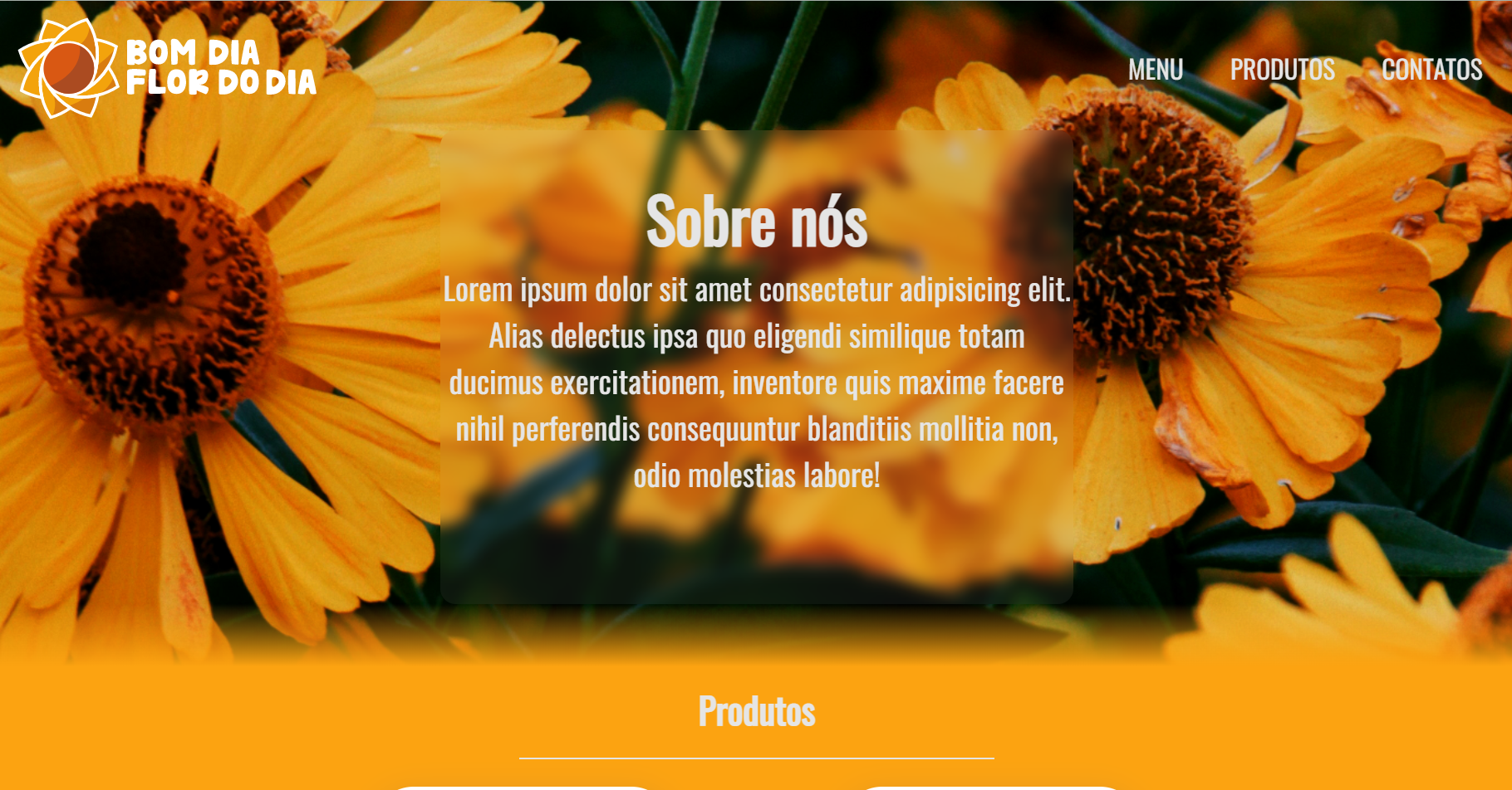 GitHub - AlessandroDaCostaESilva/Floricultura-BomDiaFlorDoDia: Projeto feito a base de HTML e CSS