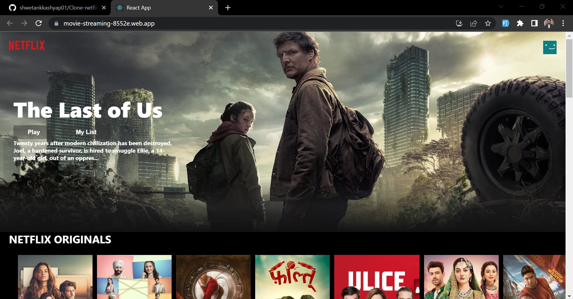 GitHub - shwetankkashyap01/Clone-netflix: Netflix clone by scratch ...