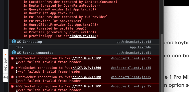 Websocket connection failure rapid reload · Issue #127 · workfloworchestrator/orchestrator-core ...