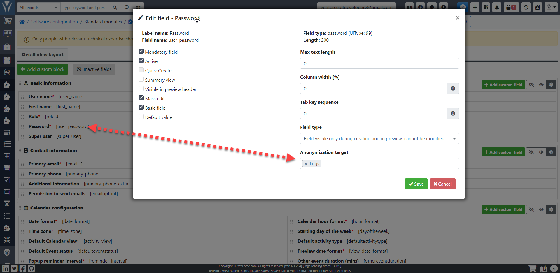 [Security] Logs printing passwords · Issue #14545 · YetiForceCompany/YetiForceCRM · GitHub