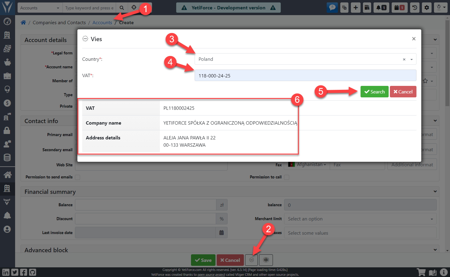 Event handler to check Vat ID based on VIES VAT number validation (EU) · YetiForceCompany ...