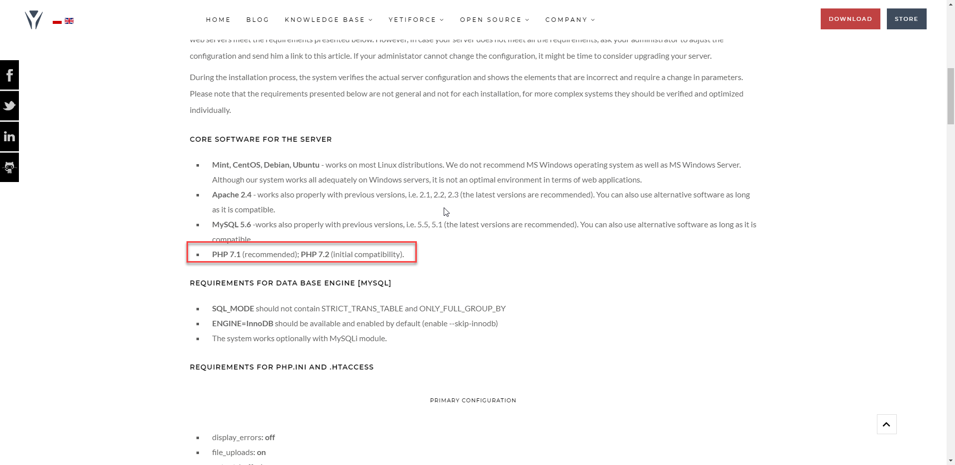 instalation problem · Issue #7706 · YetiForceCompany/YetiForceCRM · GitHub