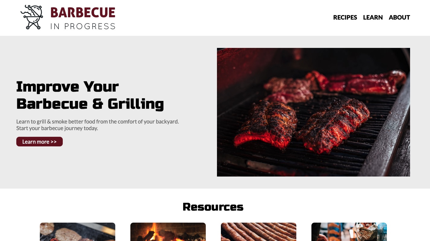 GitHub - teephan91/landing_page: A typical homepage with its header ...