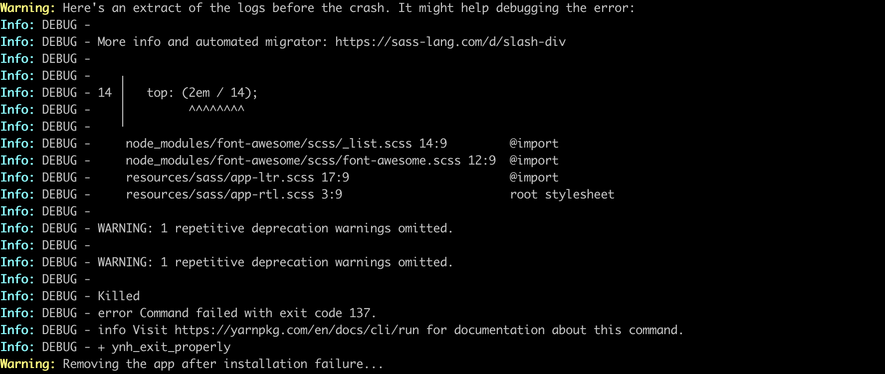 SASS: Using / for division outside of calc() is deprecated · Issue #6400 · monicahq/monica · GitHub