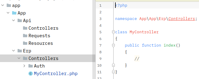[Simple directory modules] root directory does not have namespace ...