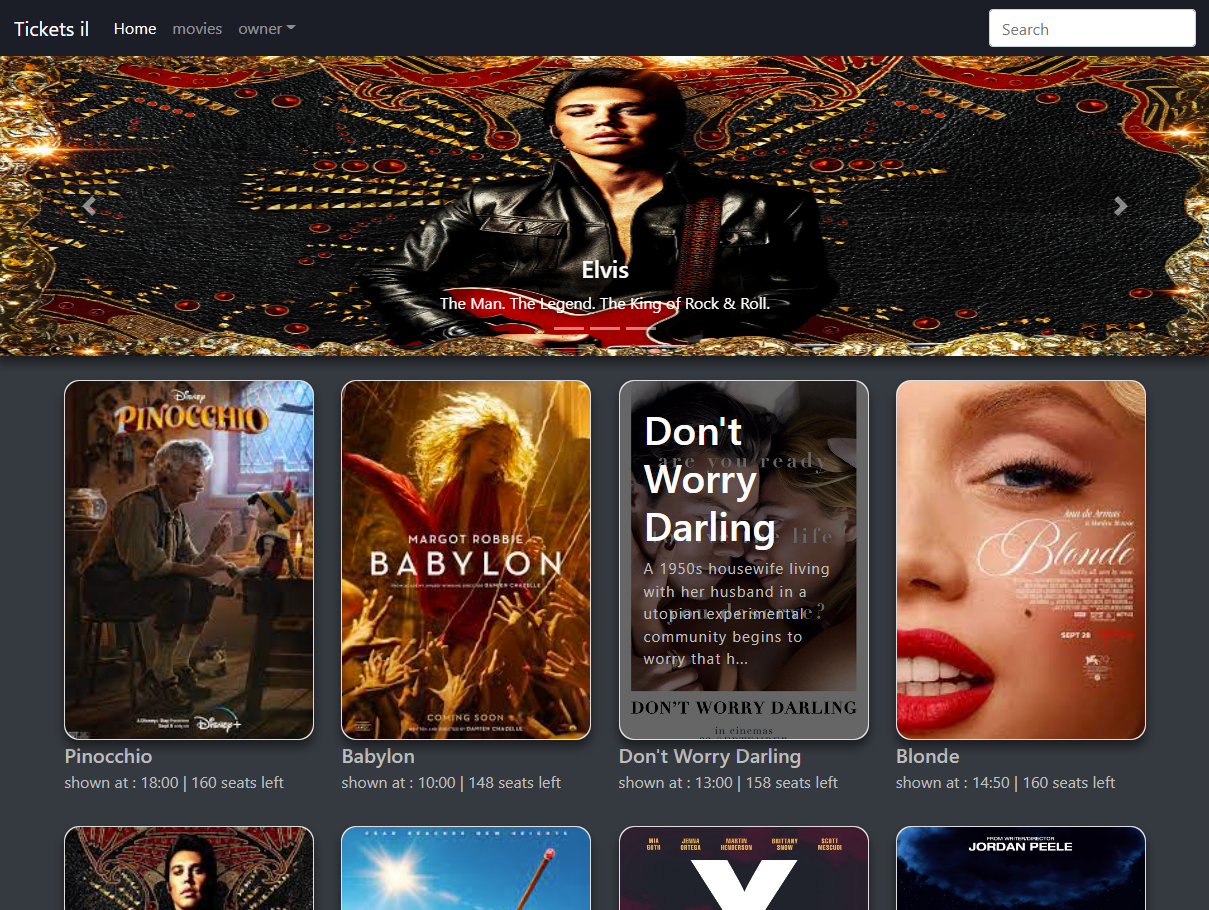GitHub - YonatanBalassiano/Movie-ticket-site: A movie theater site, including HTML, Pug, CSS ...