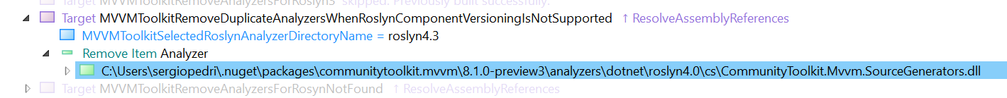 Removed Analyzers Still Show Up In Solution Explorer Legacy Csproj · Issue 66044 · Dotnet