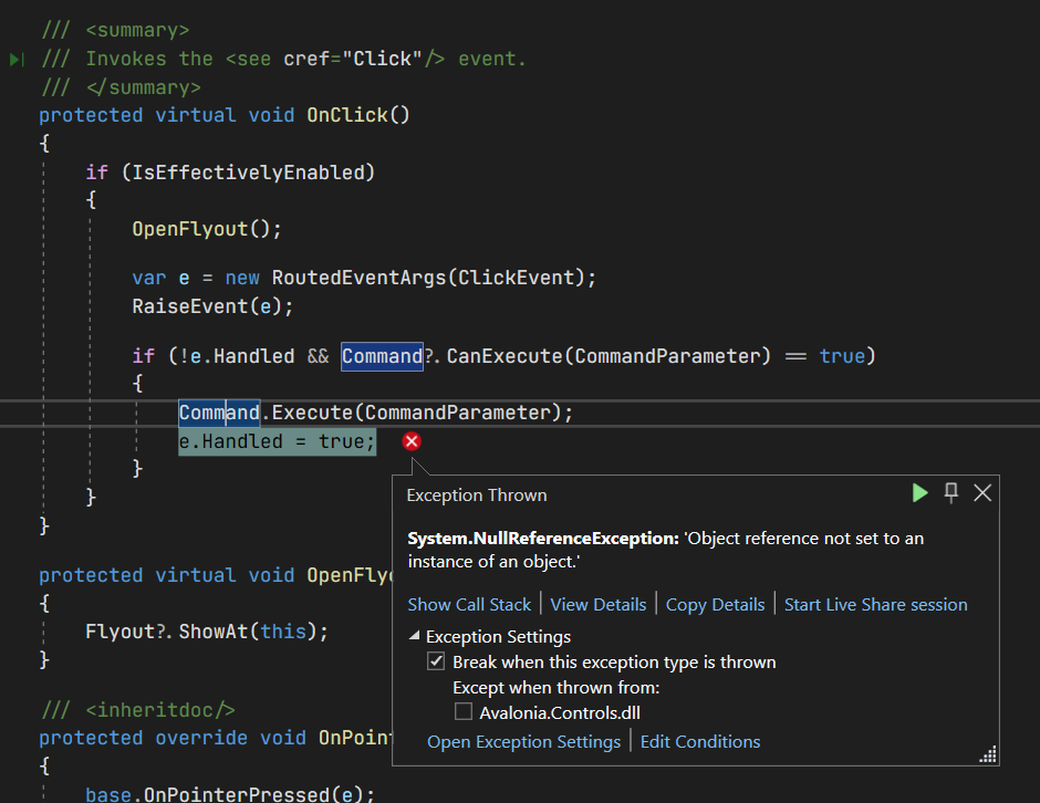 Object reference not set to an instance of an object when using the cancellation token · Issue ...