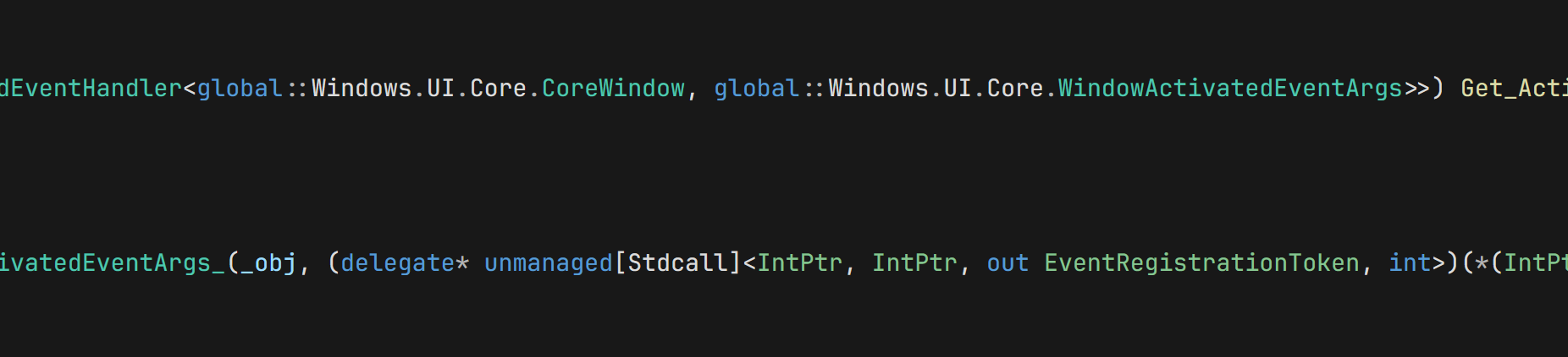Don't use managed function pointer signatures in generated marshalling stubs · Issue #1315 ...