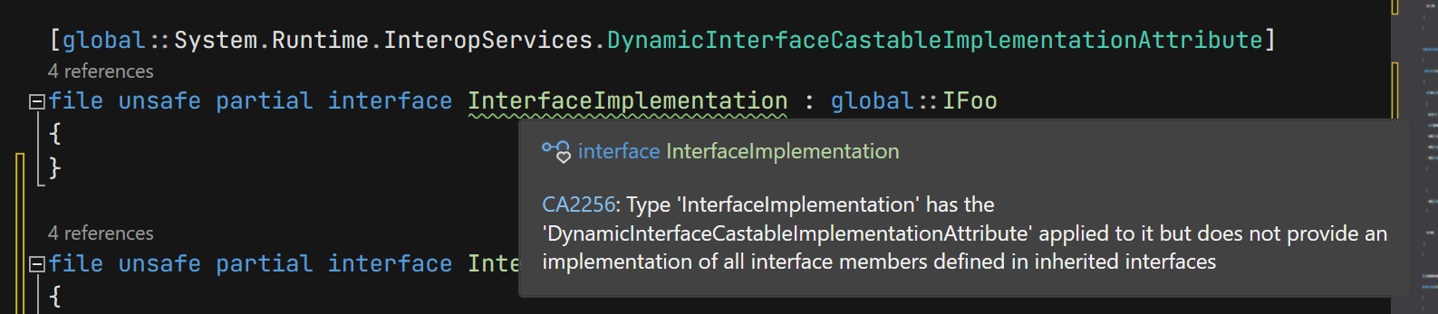 [GeneratedComInterface] in CCW-only mode produces CA2256 warning · Issue #90922 · dotnet/runtime ...