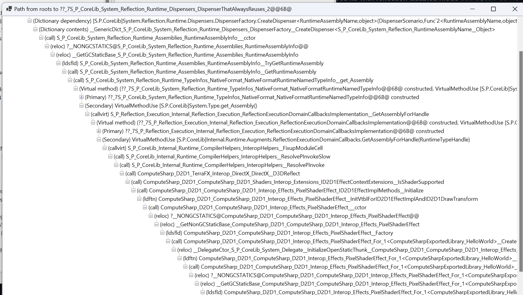 200kB size delta for minimal NativeAOT shared lib with reflection disabled mode · Issue #91518 ...
