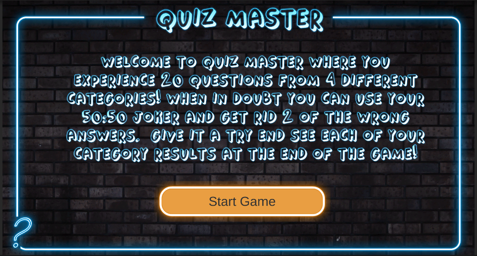 GitHub - ogzhanbaltaci/Quiz-Master: Quiz Master is a game where you ...